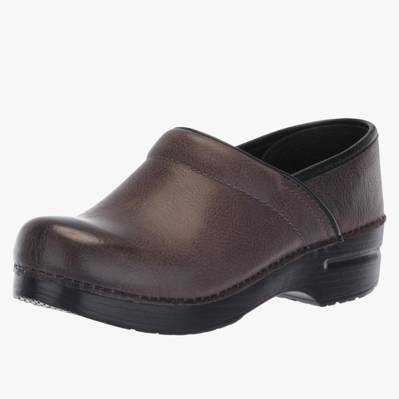 Dansko | Shoes | Dansko Womens Burnished Grey Leather Clogs | Poshmark